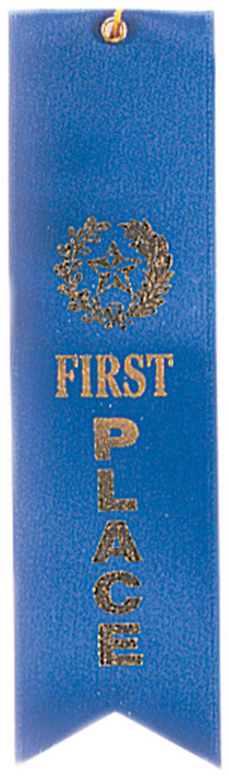 Download 1st Place Blue Carded Ribbon - Custom 1st Place Blue Ribbon, 8 ...