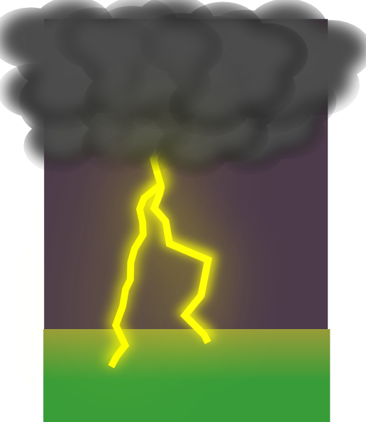Download Thunder And Lightning Clip Art - Full Size PNG Image - PNGkit