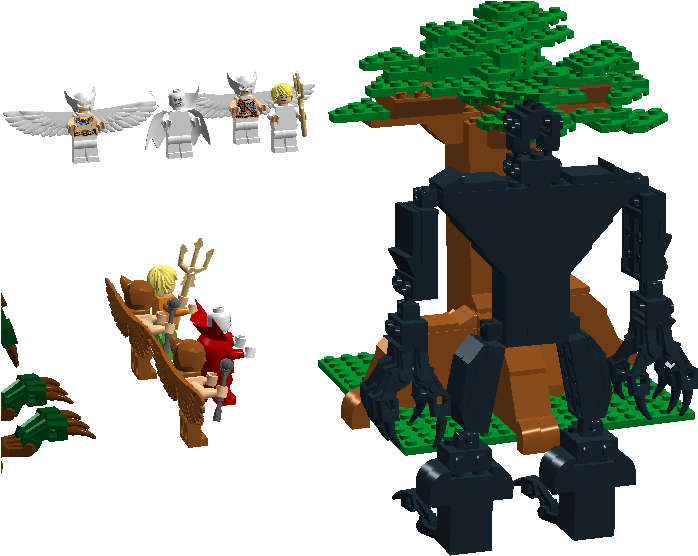 Download 1 / - Lego Swamp Thing - Full Size PNG Image - PNGkit