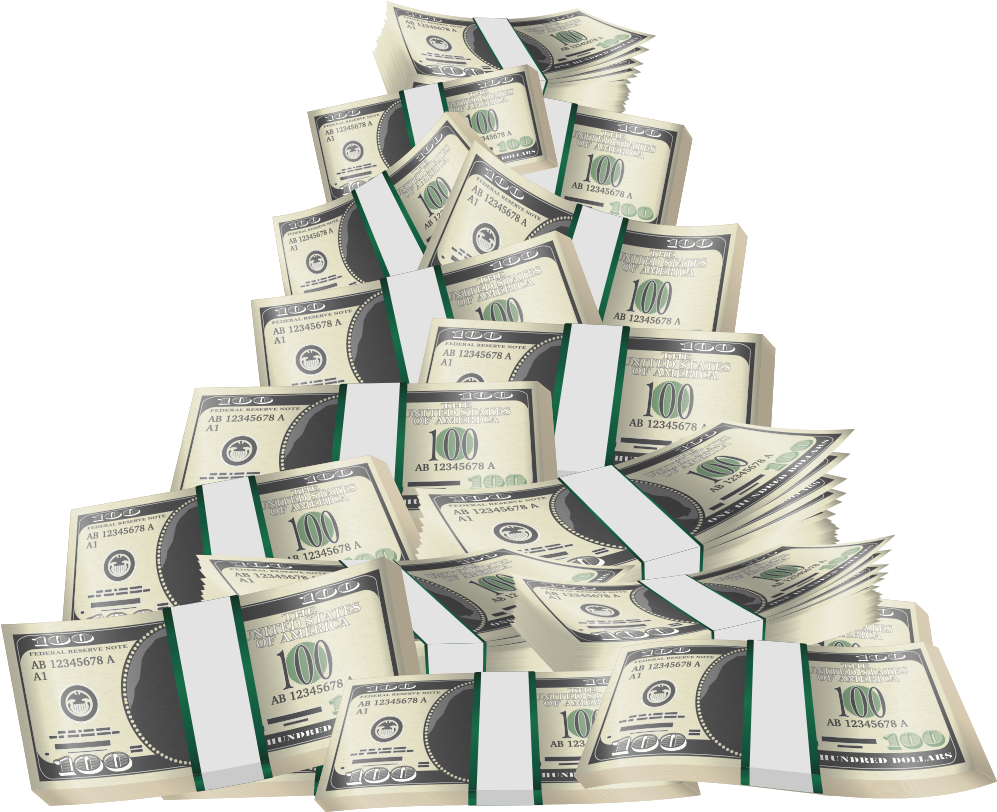 Download Money - Suitcase Of Cash Vector - Full Size PNG Image - PNGkit