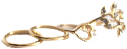 Download Anillos Roman Times X4 - Body Jewelry - Full Size PNG Image ...