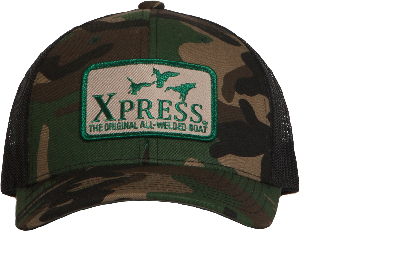 Download Xpress Boats Plaid Twill / Mesh Back Duck Patch - Full Size ...