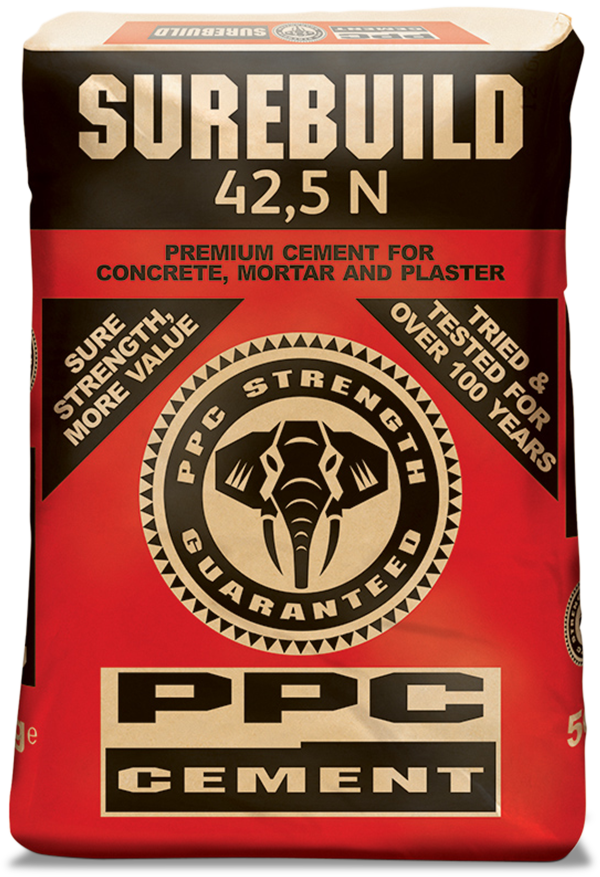Download Surebuildcementbag - Ppc Cement 42.5 - Full Size PNG Image ...
