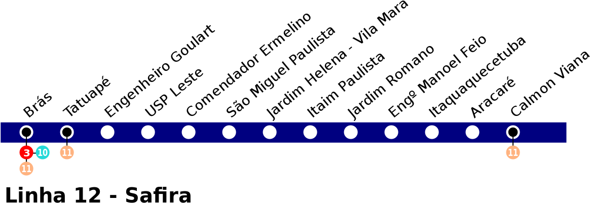 Download Linha Cptm Calmon Viana - Full Size PNG Image - PNGkit