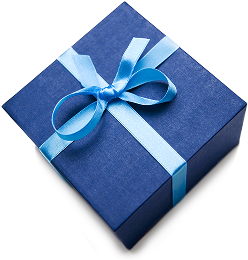 Download Gift Wrapping Solutions - Gift Wrap Png Blue - Full Size PNG ...