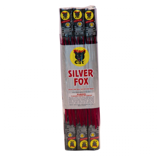 Download Black Cat Silver Fox Bottle Rockets - Full Size PNG Image - PNGkit