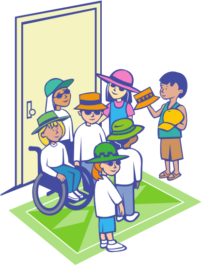 Download Free Vector Kids With Hats Clip Art - People Wearing Hats ...