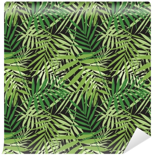 Download Transparent Tropical Palm Leaves, Jungle Leaves Seamless ...