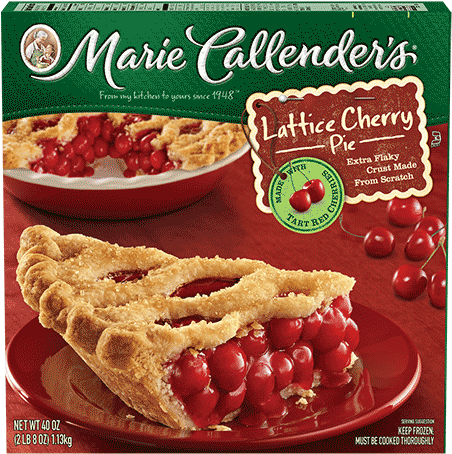 Download Lattice Cherry Pie - Marie Callenders Cherry Crunch Pie - 40 Oz - Full Size PNG Image ...