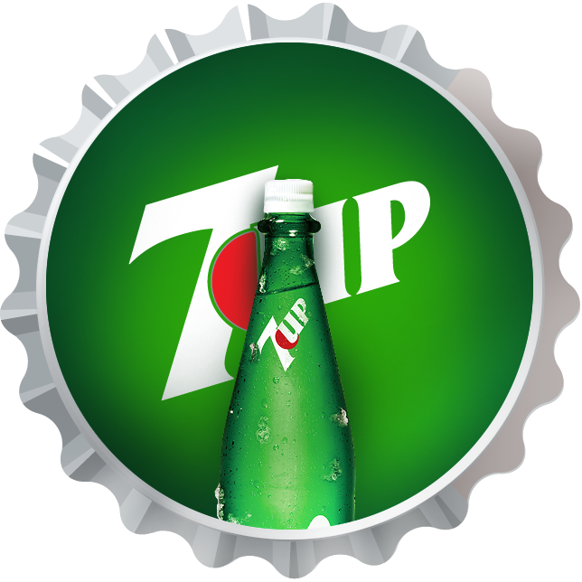 Download 7 Up Bottle Cap - Full Size PNG Image - PNGkit