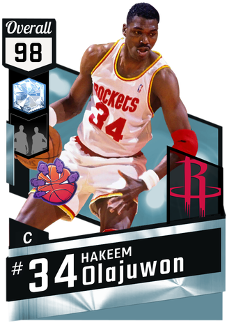 Download '94 Hakeem Olajuwon Diamond Card - Nba2k18 Magic Johnson Card ...