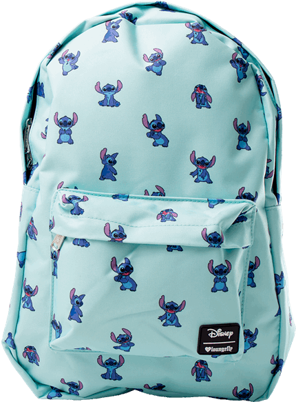 Download Lilo & Stitch Stitch Light Blue Loungefly Backpack - Bag ...