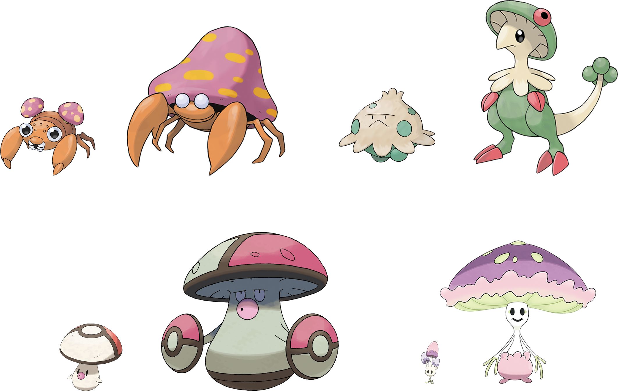 Download 1mib, 2500x1714, Shrooms - Pokemon - Full Size PNG Image - PNGkit
