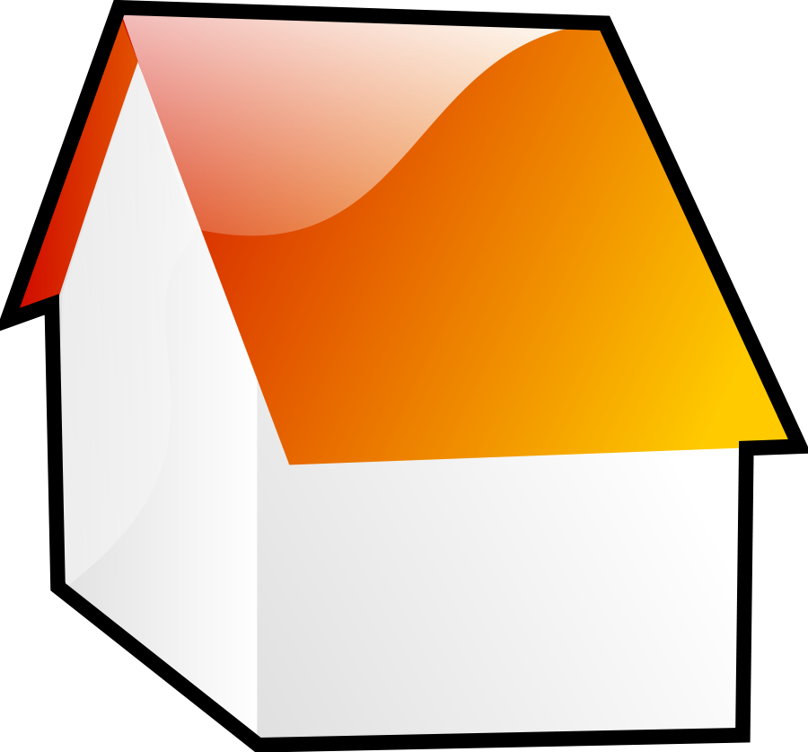 Download Orange House Clipart Png For Web - House Clip Art - Full Size ...