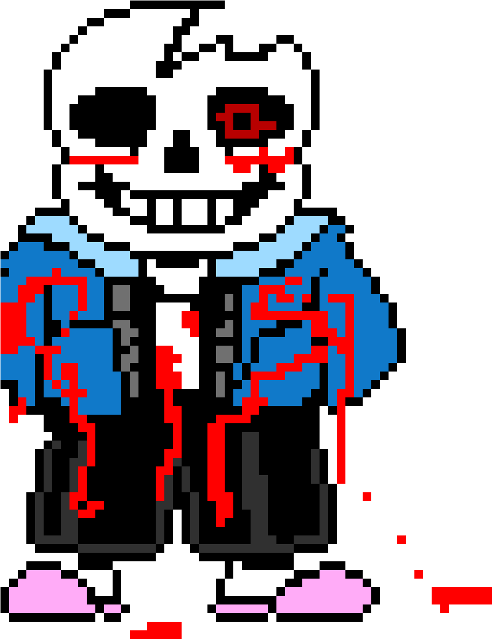 Download Sans - Blushing - Undertale Sans Sprite - Full Size PNG Image ...