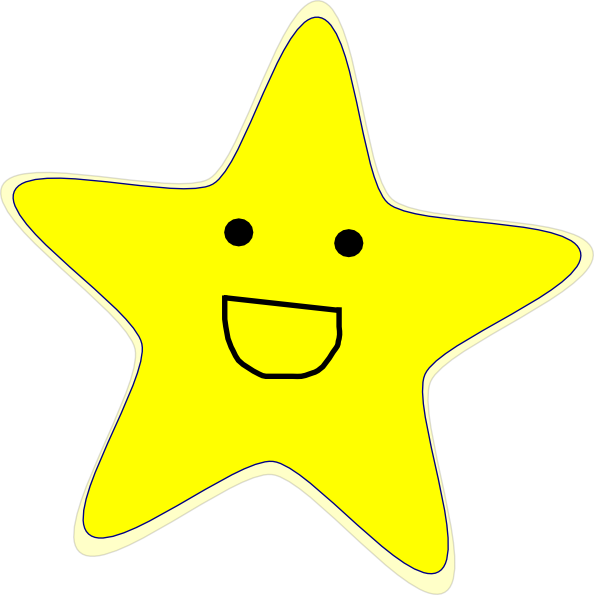 Download Shooting Star Clipart Happy Star - Bright Yellow Star Clip Art ...