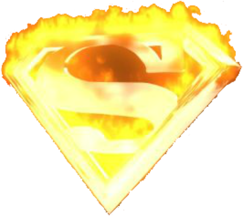 Download Fiery Superman Logo - Superman Wallpaper Hd - Full Size PNG ...