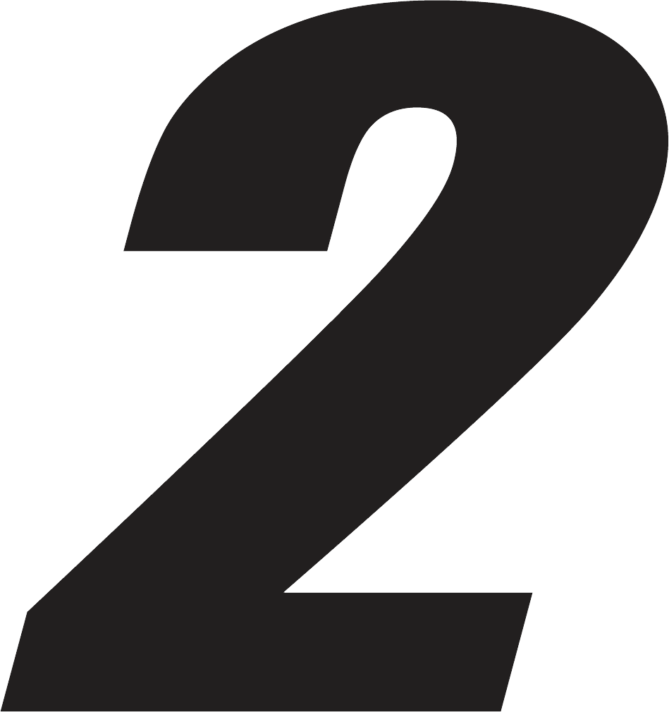 Download Number 2 Png - Number Two No Background - Full Size PNG Image ...