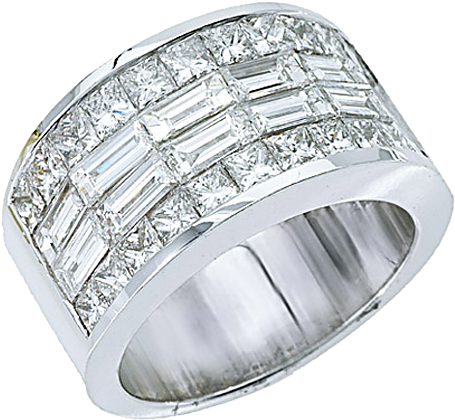 Download Diamond Rings - Men's Yellow Gold Diamond Ring - Full Size PNG ...