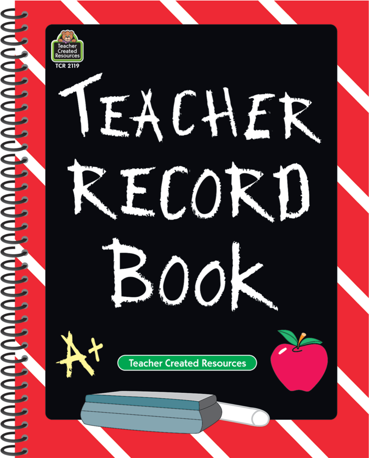 Download Tcr2119 Chalkboard Teacher Record Book Image - Class Record ...