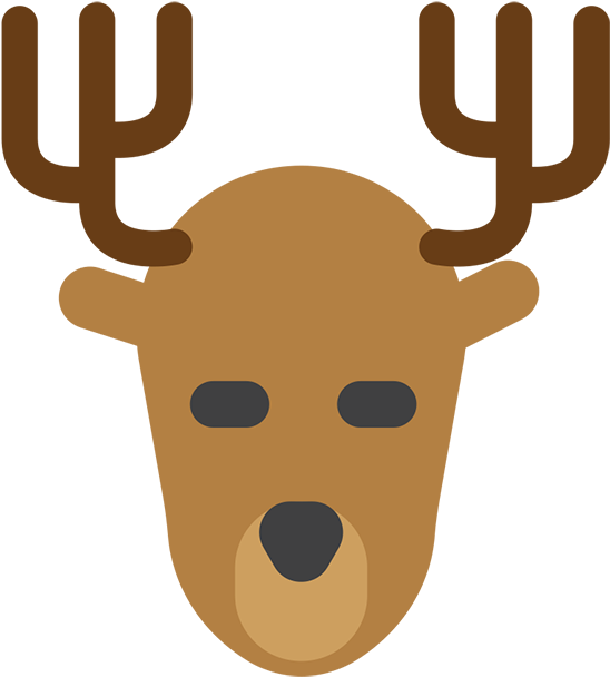 Download Reindeer - Reindeer Emoji Png - Full Size PNG Image - PNGkit