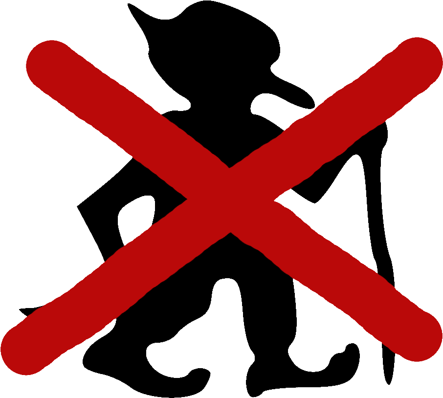 Download Troll Crossed Out - Person Crossed Out - Full Size PNG Image ...