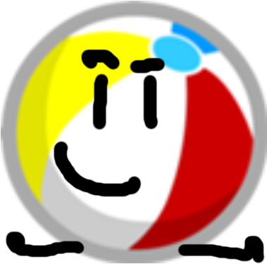 Download Beach Ball - Bfdi Beach Ball - Full Size PNG Image - PNGkit