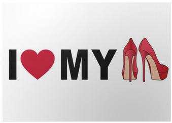 Download Love My Red Shoes Greeting Cards - Full Size PNG Image - PNGkit