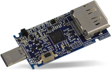 Download Stmicroelectronics Steval Usbc2dp Usb Type C To Displayport - 18037 - Full Size PNG ...