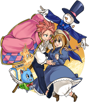 Download Fairy Tail X Howl's Moving Castle Crossover - Howl's Moving ...