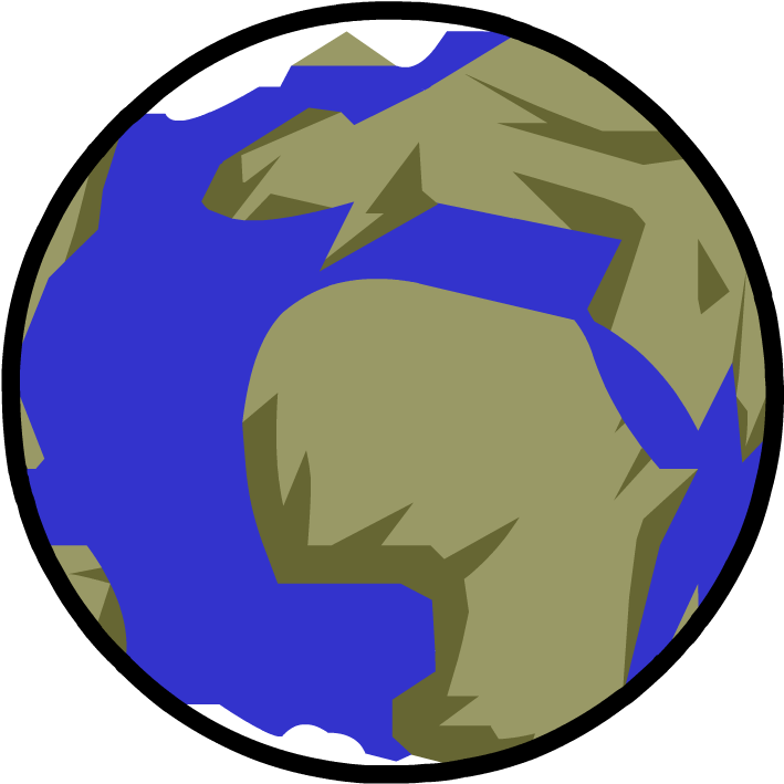 Download Earth - 8 Bit Earth Transparent - Full Size PNG Image - PNGkit