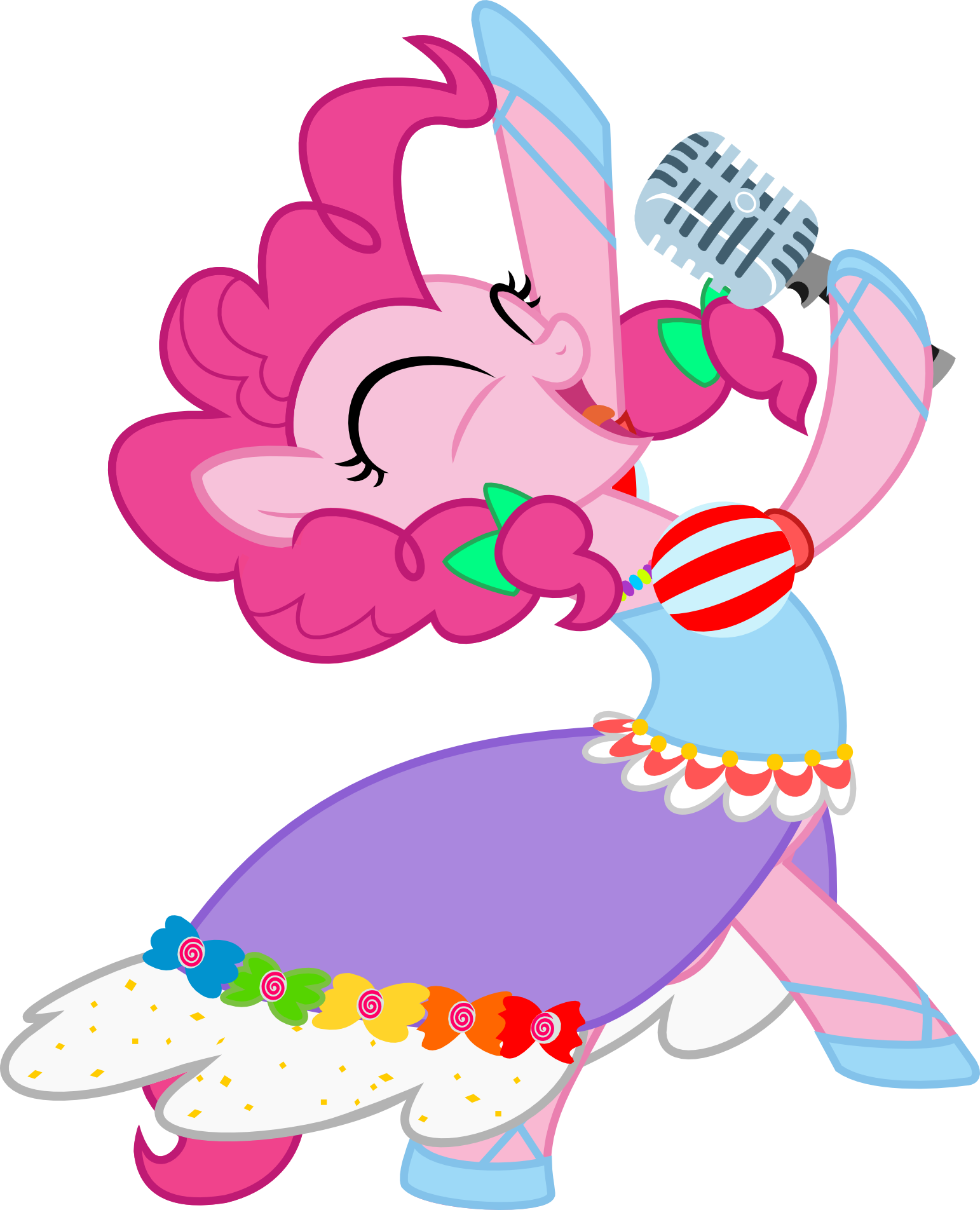 Download Microphone Clipart Mlp - Pinkie Pie - Full Size PNG Image - PNGkit