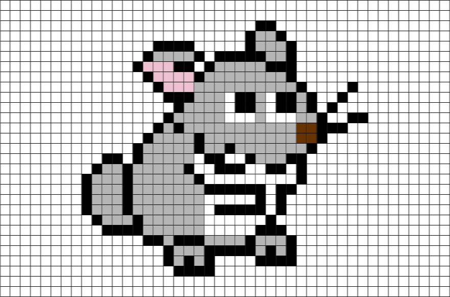 Download Pixel Chinchilla - Full Size PNG Image - PNGkit