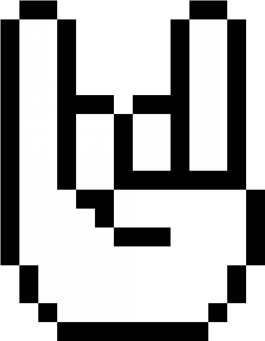 Download Rock Hand - Super Mario World Mushroom Pixel Art - Full Size ...