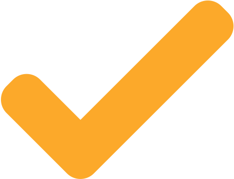 Download Orange Check Mark - Orange Check Mark Symbol - Full Size PNG ...