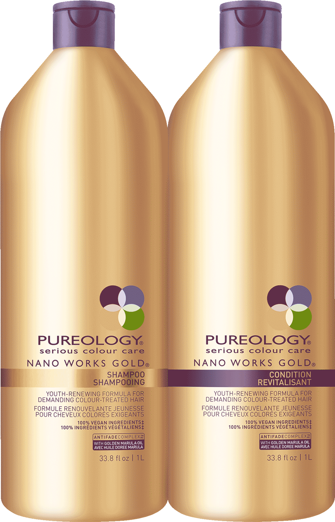 Download Pureology Gold - Full Size PNG Image - PNGkit