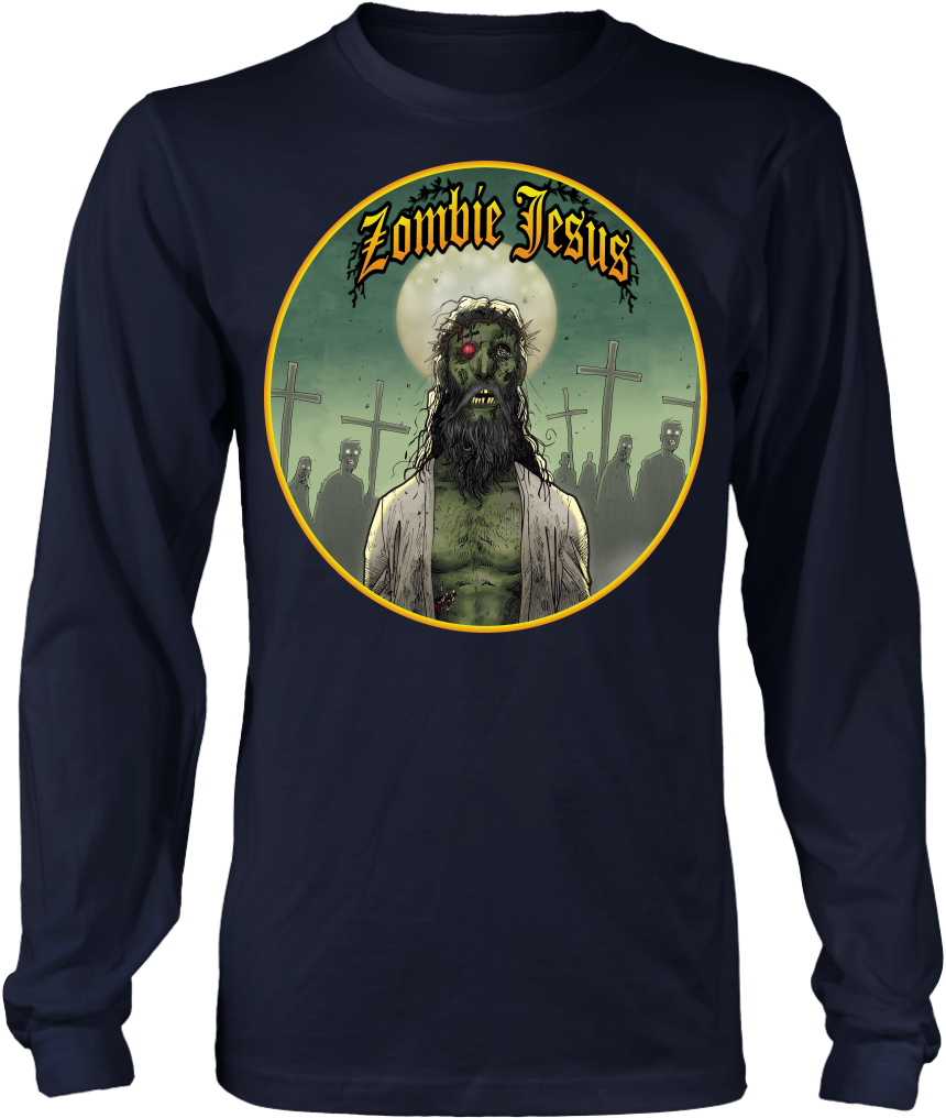 Download Zombie Jesus & His Undead Flock Oversize Print • Original ...