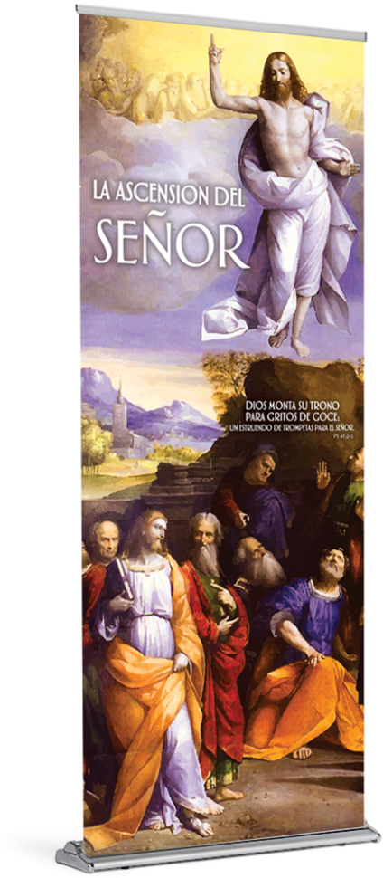 Download Banner Ascension 17 B Spn - Art Renewal Center-ascension Of Christ - Full Size PNG ...