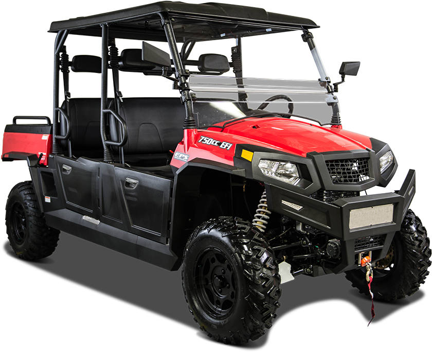 Download Hd 4 750 Red Web - Utv 4 Seater - Full Size PNG Image - PNGkit