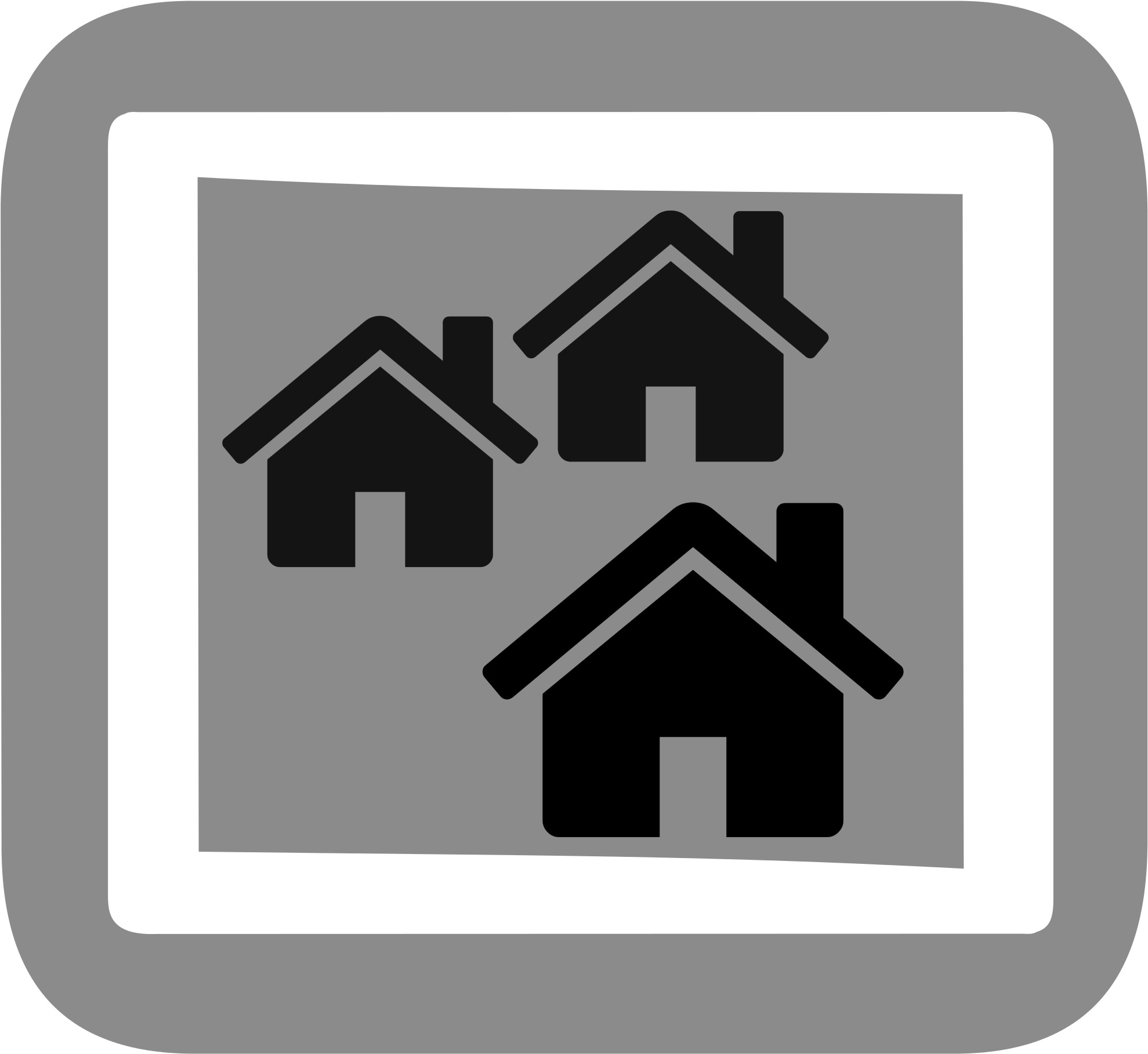 Download Open - House Vector - Full Size PNG Image - PNGkit