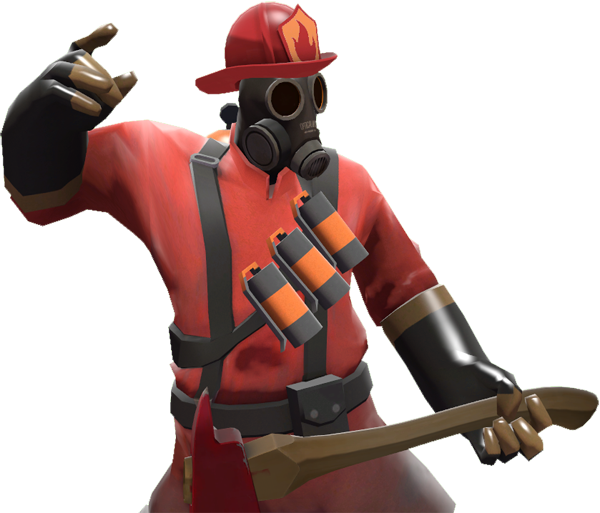 Download Pyro With The Brigade Helm Tf2 - Pyro Tf2 Png - Full Size PNG ...