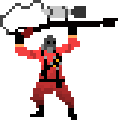 Download Pyro - Pixel Art - Full Size PNG Image - PNGkit