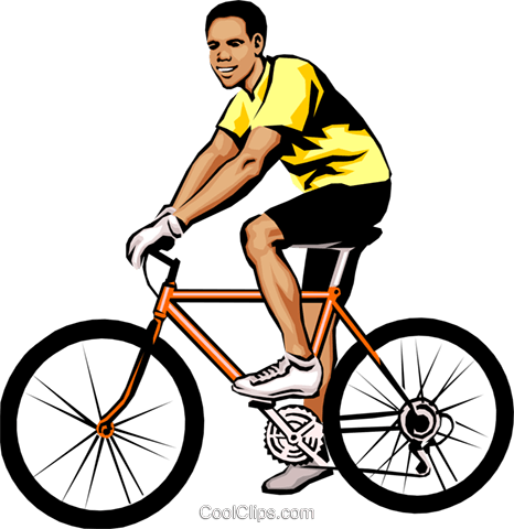 Download Man On Bicycle Royalty Free Vector Clip Art Illustration - Man ...