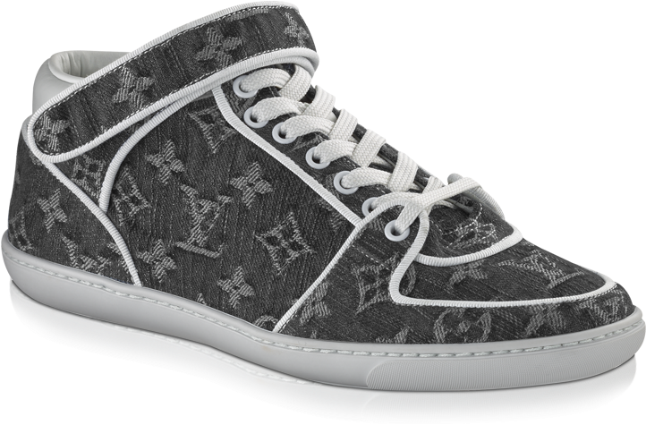 Download Louis Vuitton Acapulco Sneaker In Monogram Denim 844052 - Shoe ...