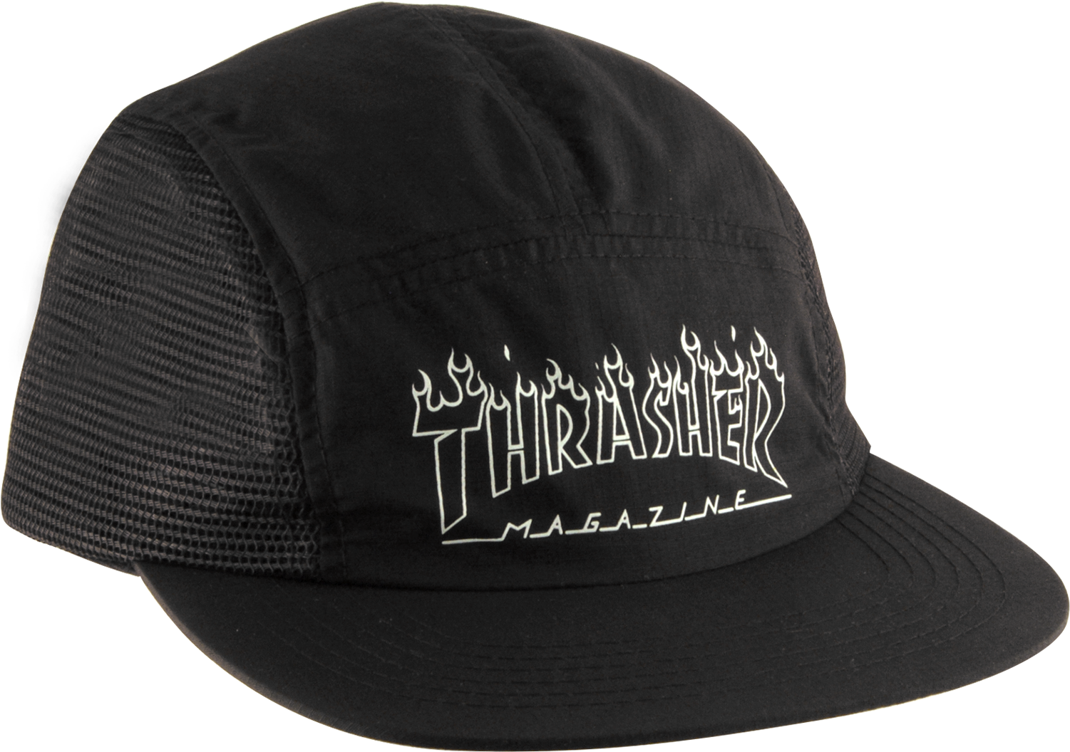 Download Thrasher Flame Outline 5 Panel Skate Hat - Thrasher 'flame ...