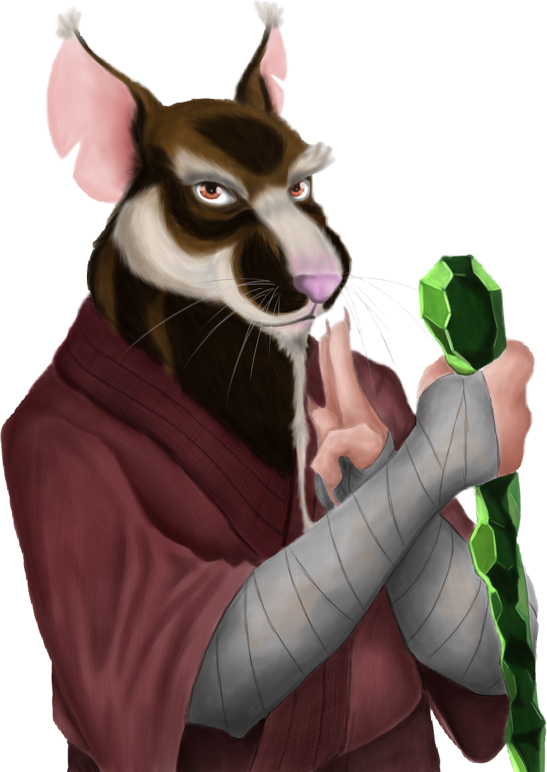 Download Master Splinter Render - Splinter - Full Size PNG Image - PNGkit
