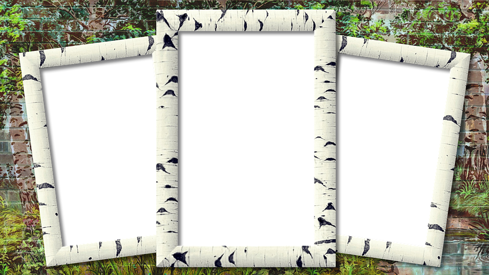 Download Frame, Photo Frame, Birch, Three Photo - Three Photo Frame Png ...
