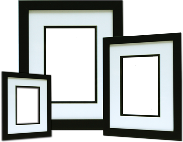 Download Simple Black Frame With Mount - Simple Black Photo Frame ...
