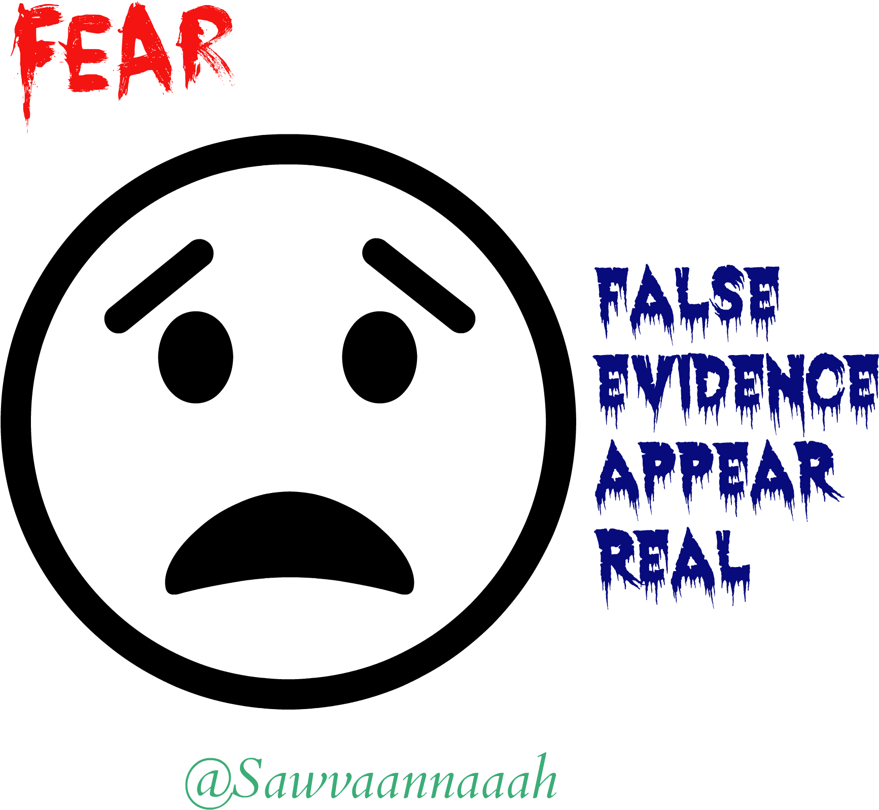 Download False Evidence Appear Real = Fear - Smiley - Full Size PNG ...