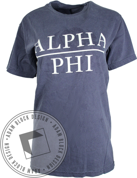 Download Alpha Phi Ivy Leaf Tee - Active Shirt - Full Size PNG Image - PNGkit